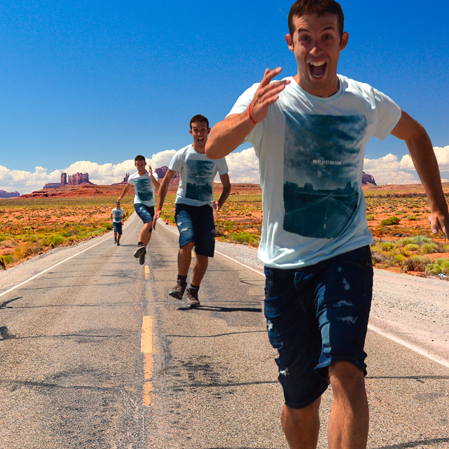 La famosa carretera del Forrest Gump Point de Monument Valley